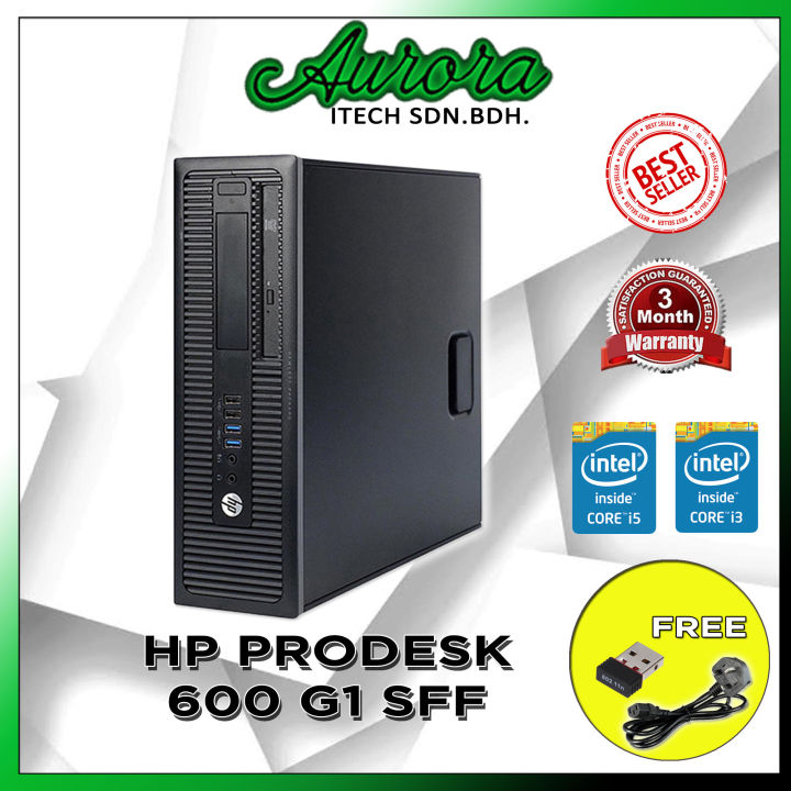 (OFFER INTEL I3/I5 4TH GEN) PC HP PRODESK 600 G1 SFF, INTEL CORE I3/I5 4GEN, 4GB RAM, 500GB HDD ...