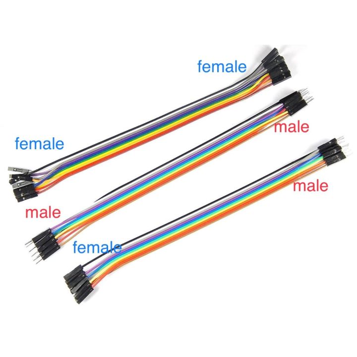 40pcs 10cm 20cm 30cm BREADBOARD CONNECTING JUMPER WIRE DuPONT WIRE ...