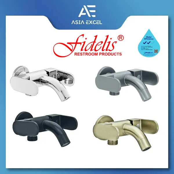 FIDELIS FT-159-02 CHROME / BLACK / GUN METAL / BRUSHED GOLD TWO WAY TAP ...