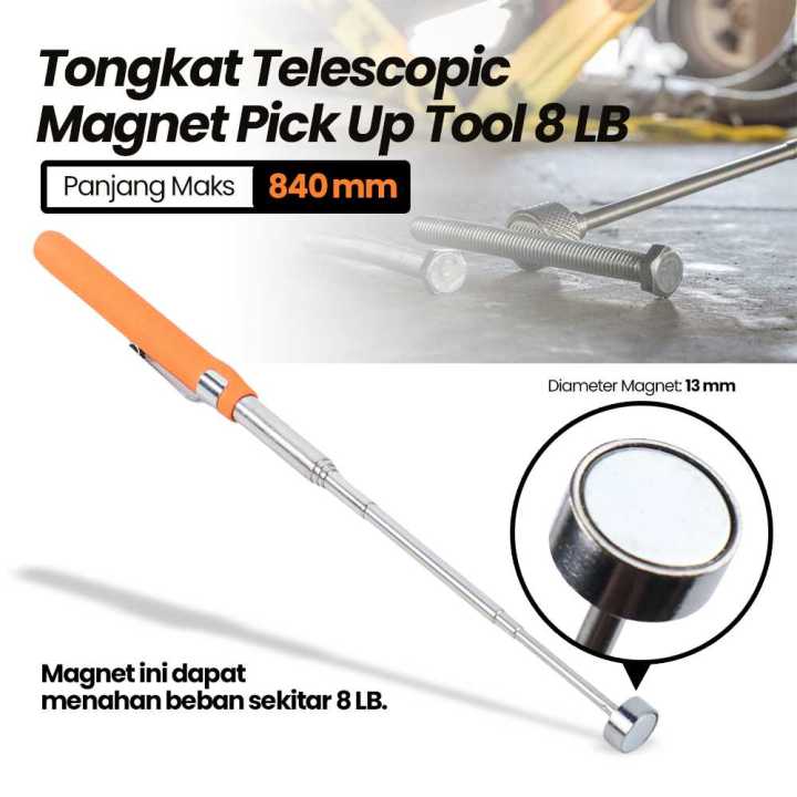 Tongkat Magnet Pencari Paku Besi Telescopic Pick Up Tool | Lazada Indonesia