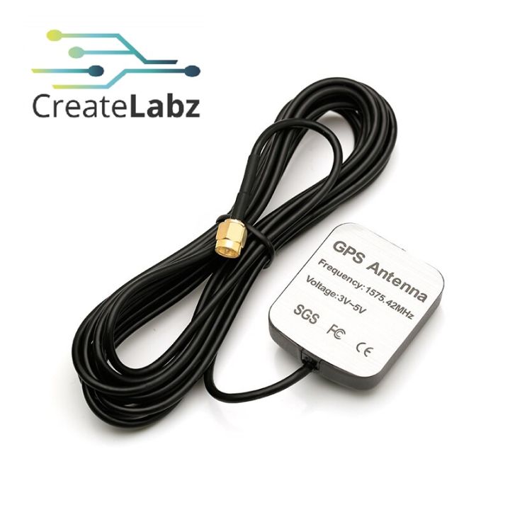 GPS antenna with SMA connector, 3 meters cable, 29dBi gain | Lazada PH