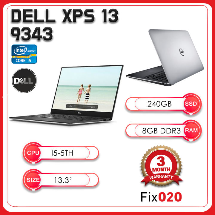 Dell XPS 13 9343 - 13.3"inch / Intel Core i5-5th Generation / RAM 4GB ...