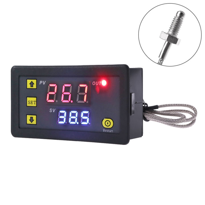 [HOT] Digital Temperature Controller Relay Output K-type Thermocouple ...