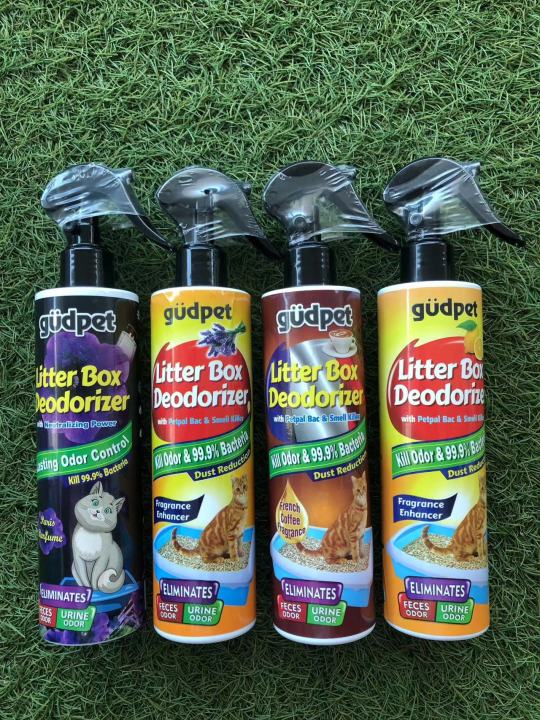 GUDPET CAT LITTER BOX DEODORIZER SPRAY 250G FOR CAT LITTERS | Lazada