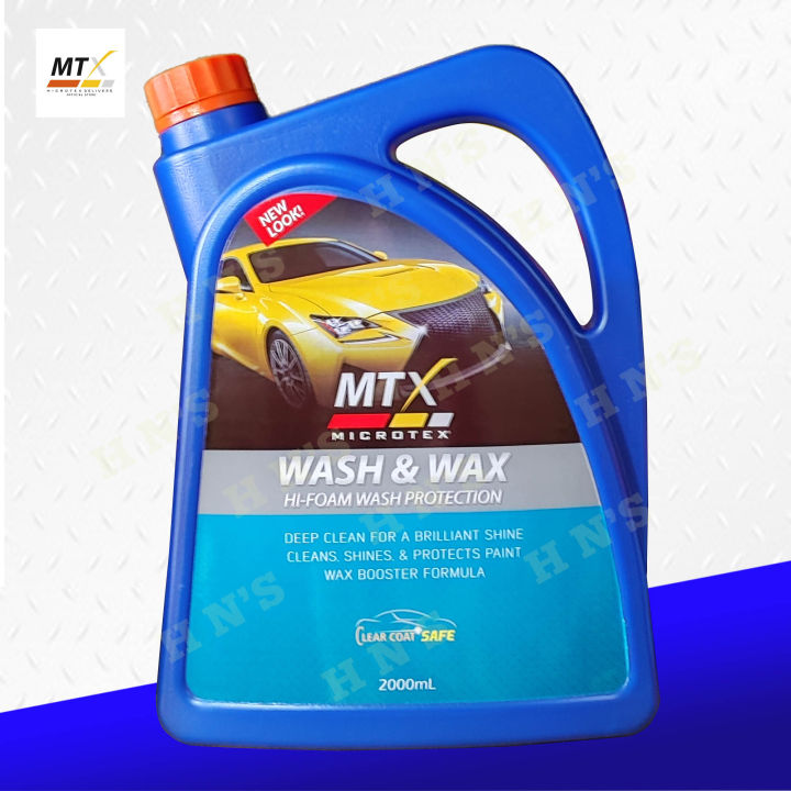 MICROTEX MTX Wash and Wax Car Wash Shampoo Gloss 2L | Lazada PH