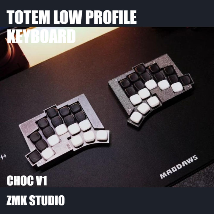 TOTEM Wireless Low Profile Split Keyboard Customized RGB Hot Swap Dual ...