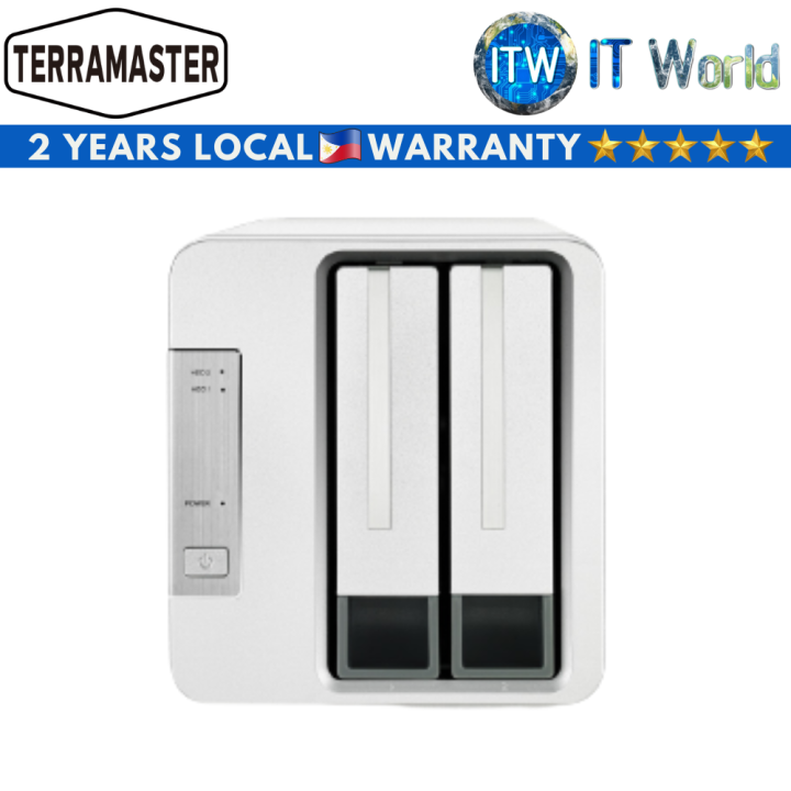 Terramaster D2-310 (2-Bays Enclosure, RAID 0/1, NAS Expansion) Direct ...