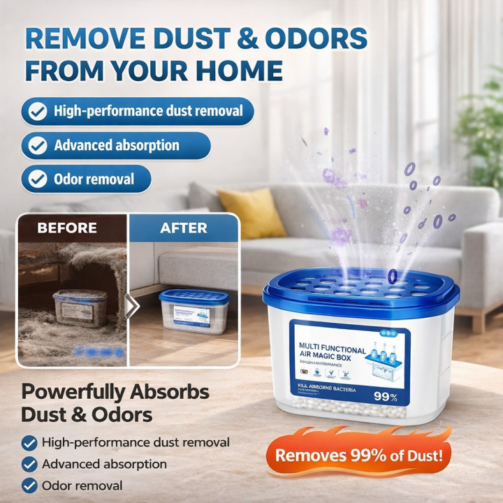 Multi-functional Dust Removal Magic Box Removing Dust And Grey Matter ...