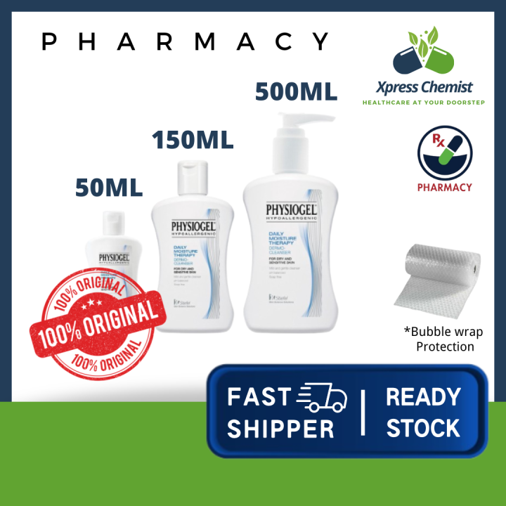 PHYSIOGEL DAILY MOISTURE THERAPY DERMO-CLEANSER 50ML | 150ML | 500ML | 500ML X 2 | Lazada