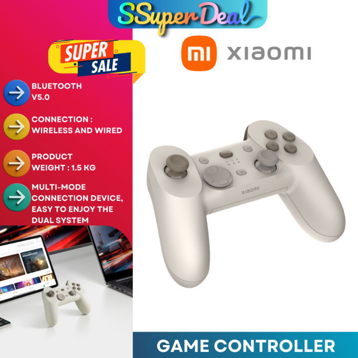 Xiaomi Game Controller Dual Mode Bluetooth Gamepad Joystick 6-Axis Gyro ...