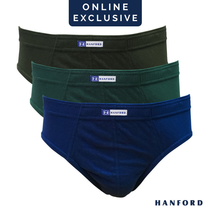 Hanford Men Regular Cotton Briefs Inside Garter Jess/Joff - Assorted ...