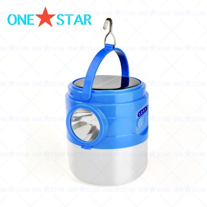 ONESTAR ไฟฉุกเฉินพลังงานแสงอาทิตย์ แหล่งกำเนิดแสงคู่ ไฟฉาย ตั้งแคมป์กลางแจ้ง หลอดไฟพลังงานแสง ...