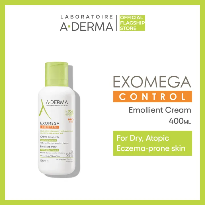 A-Derma Exomega Control Anti-Scratching Emollient Cream 400ml | For dry ...