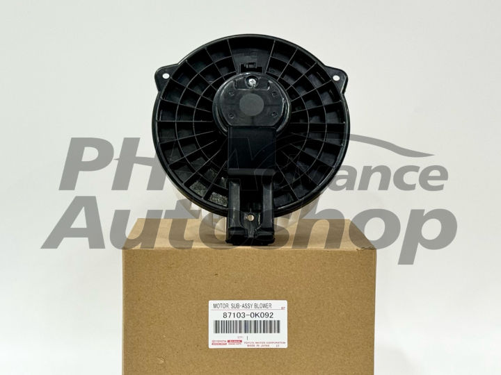 Blower Motor Toyota Innova / Fortuner / HiLux / Hiace REAR 2005-2015 ...