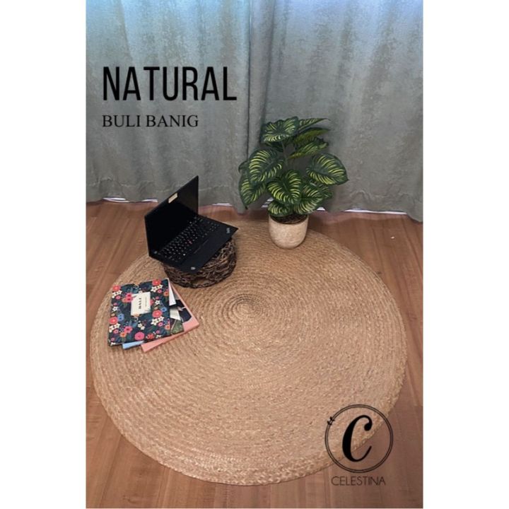 round buri carpet/ round carpet/ buri mat/ buli banig/ beach mat ...