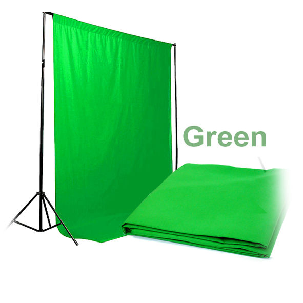 Green Screen Muslin Cotton Fabric Backdrop Green Color Background for ...
