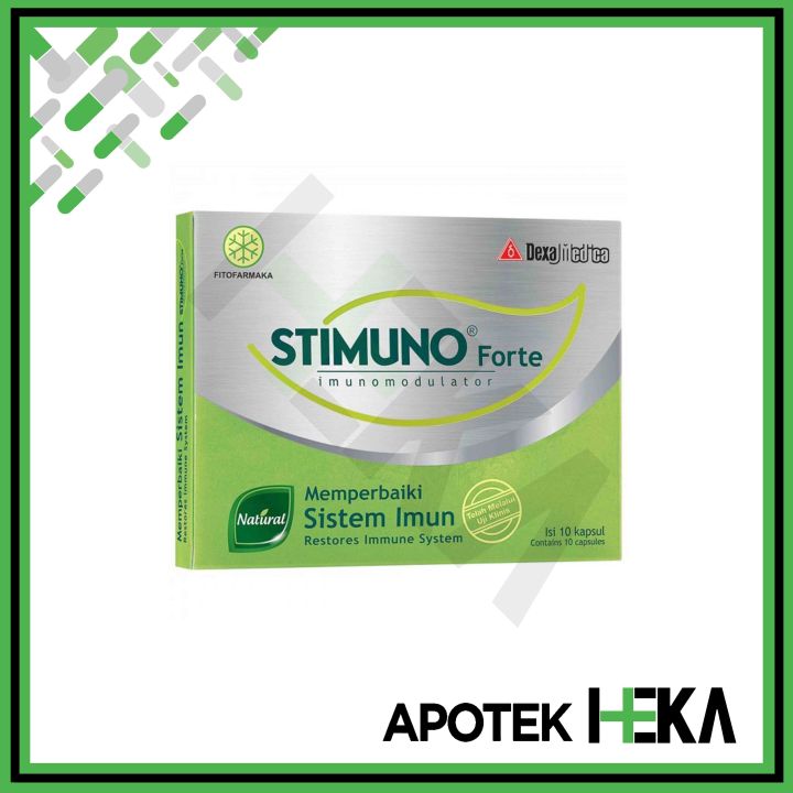 Stimuno Forte Kapsul isi 10 Tablet - Menjaga Sistem Imun | Lazada Indonesia