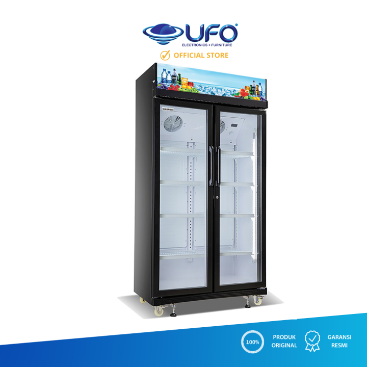 MASPION USG600 SHOWCASE 600 LITER SIDE BY SIDE | Lazada Indonesia
