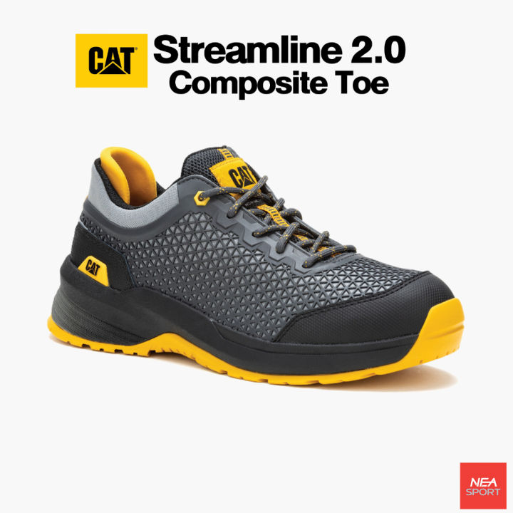 CAT Streamline 2.0 Composite Toe Work Shoe รองเท้าเซฟตี้ หัวเหล็ก แผ่น ...