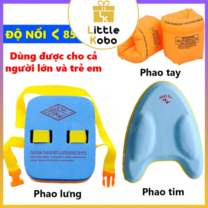 Bộ Phao Tập Bơi Trẻ Em Và Người Lớn Màu Ngẫu Nhiên Phao Tay Phao Lưng ...