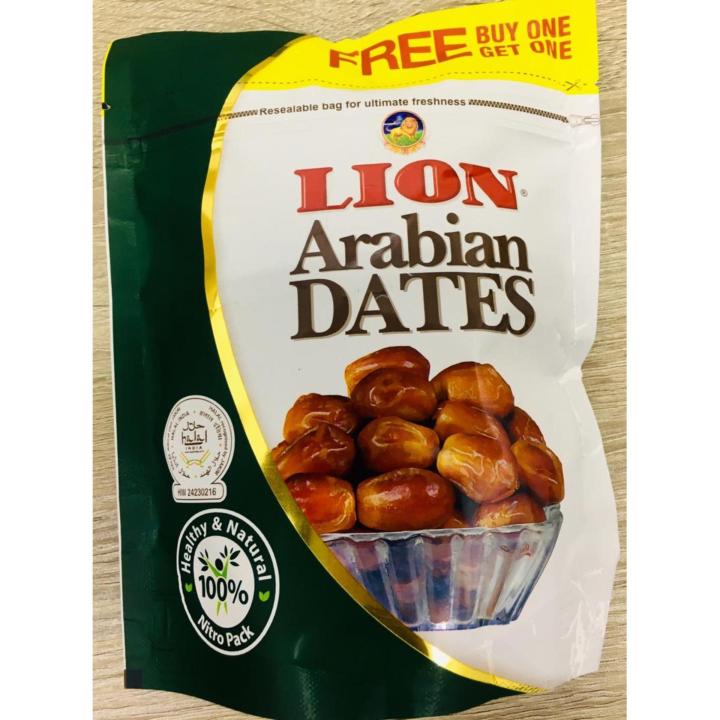 LION ARABIAN DATES FREE BUY ONE GET ONE 250G | Lazada