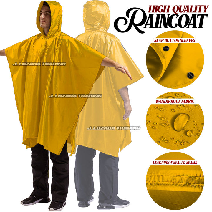 HIGH QUALITY RAINCOAT, KAPOTE, VULCANIZE STITCH WITH BAG (MAKAPAL PVC ...