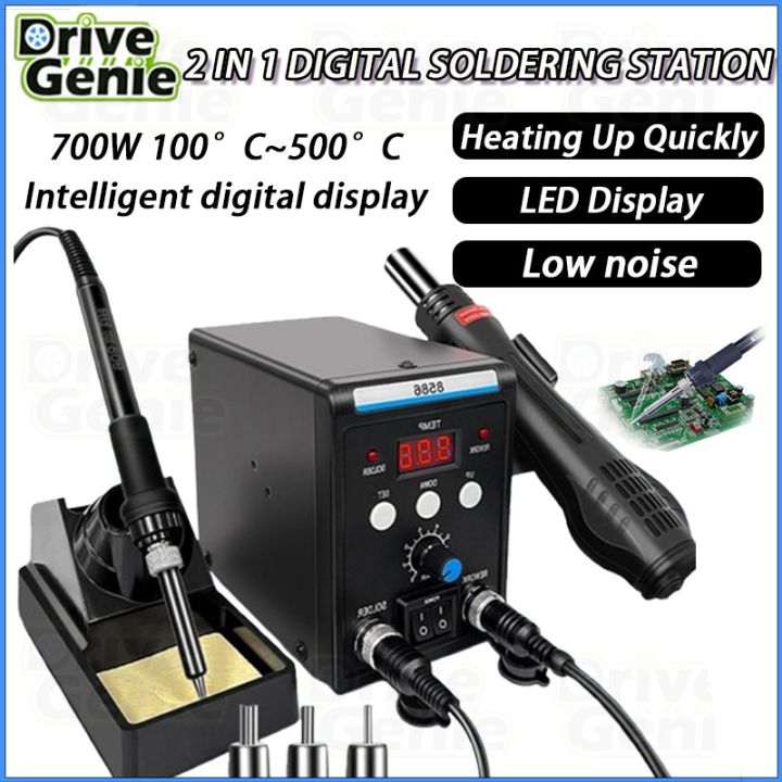 Hot Air Rework Station Electric Soldering Station 2 in 1 Soldering ...