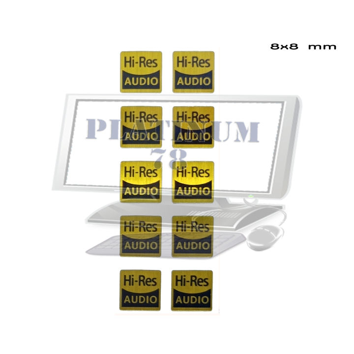 Stiker Sticker Logo Hi-Res Audio | Lazada Indonesia