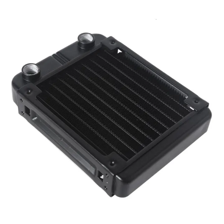 Water Cooling Computer Radiator 10 Pipe Aluminum Heat Exchanger Liquid ...
