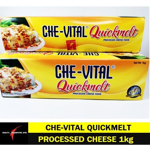 100% CHE-VITAL QUICKMELT CHEESE Pasteurized Process Cheese Food 1kg ...