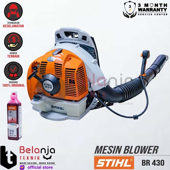 PROMO- STIHL BLOWER BR 430 MESIN BLOWER GENDONG BENSIN BR430 | Lazada ...