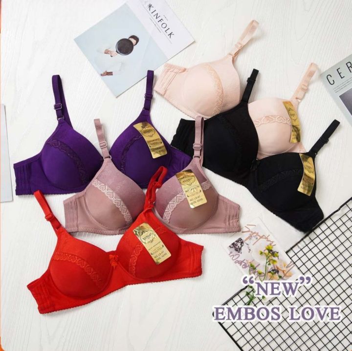 GW - BRA Wanita BH Motif Halus Premium / BH Wanita OIMIO Tanpa Kawat ...