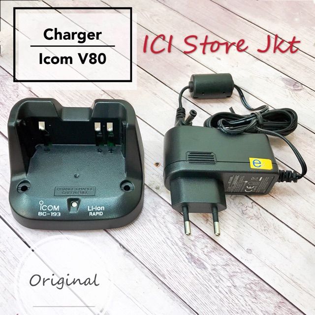 Charger desktop Ht icom v80 original , charger icom bc 193 | Lazada ...