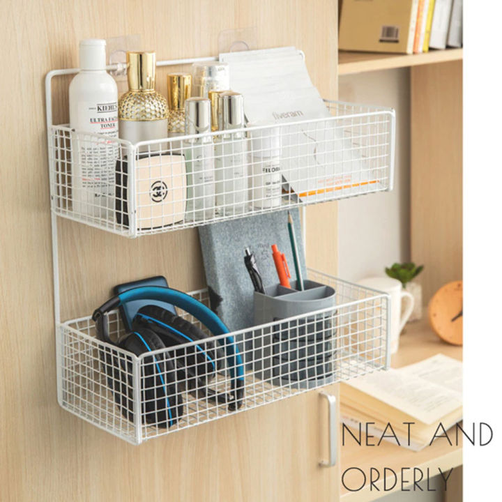 Rak Gantung Besi Organizer 2 Layer diameter 35.5x15.5x35 cm | Lazada ...