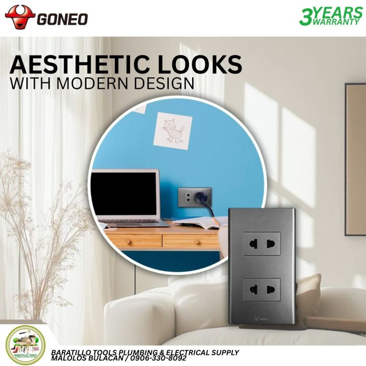 BULL OUTLET AND SWITCH ELECTRICAL DEVICES COLOR GRAY | Lazada PH