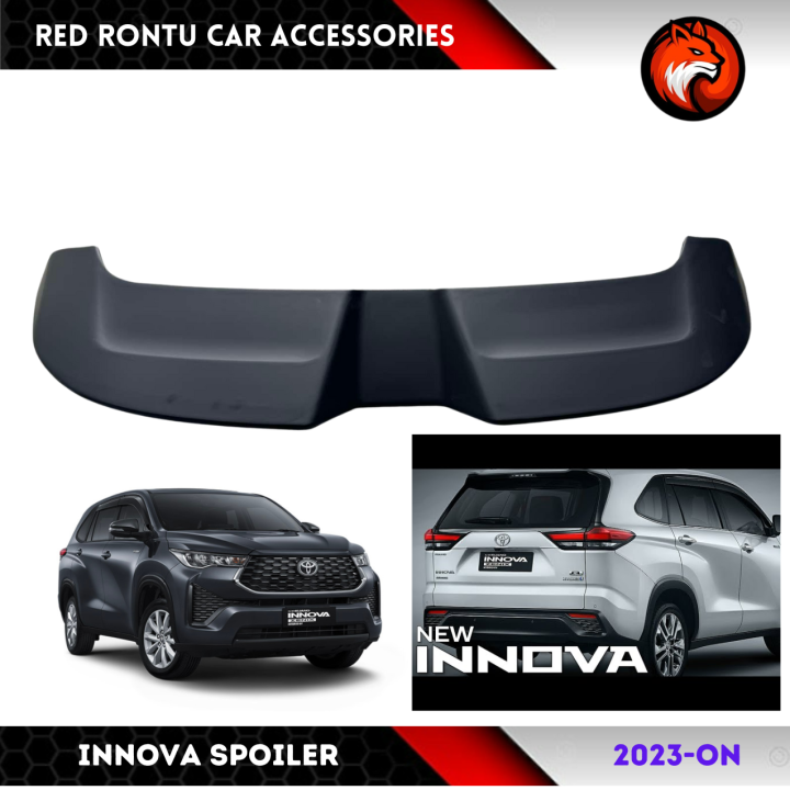 2023-2024 Toyota Innova/ Zenix Rear Wing Spoiler - Body Kit (Flat Black ...