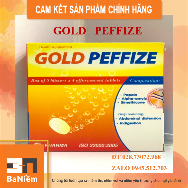 VIÊN SỦI BỌT ĐẦY BỤNG, ĂN KHÔNG TIÊU GOLD PEFFIZE | Lazada.vn