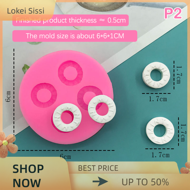 Lokei 1ชิ้นแม่พิมพ์รูปอาหารคุกกี้วาฟเฟิลชีสช็อกโกแลตชิปเครื่องมือตกแต่ง ...