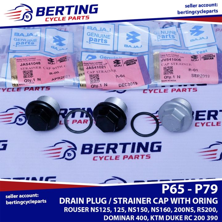DRAIN PLUG Rouser NS125 135 NS150 NS160 NS200 RS200 CT125 CT150 Dominar ...