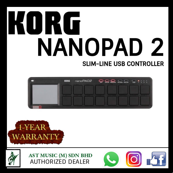Korg nanoPAD2 Slim-Line Pad Controller | Lazada