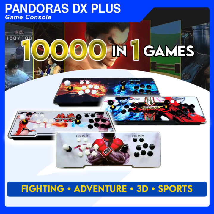 10000 in 1 Pandoras DX Plus Arcade Classic Games 2 Player Electronic ...