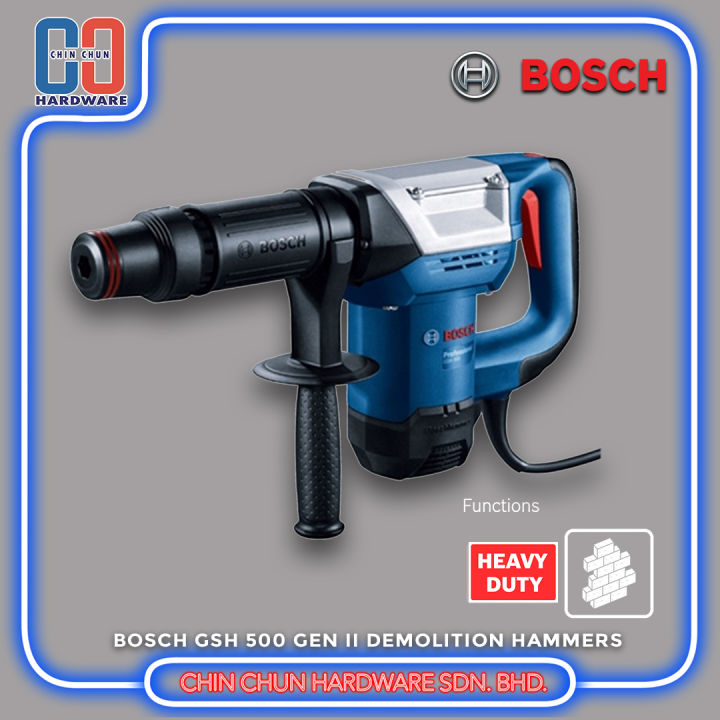 BOSCH GSH 500 GEN II DEMOLITION HAMMERS | Lazada