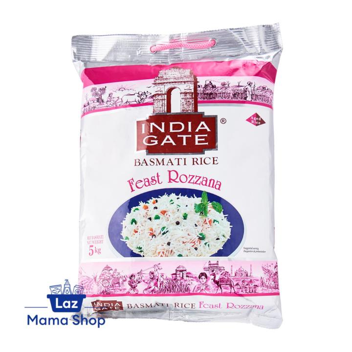 Indiagate Rozana Basmati Rice - 5KG (Laz Mama Shop) | Lazada Singapore