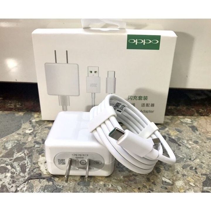 ชุดชาร์จออปโป้ OPPO TYPE C VOOC SET [ หัวชาร์จ+สายชาร์จ ] รองรับชาร์จเร็ว VOOC fast chager รับ ...