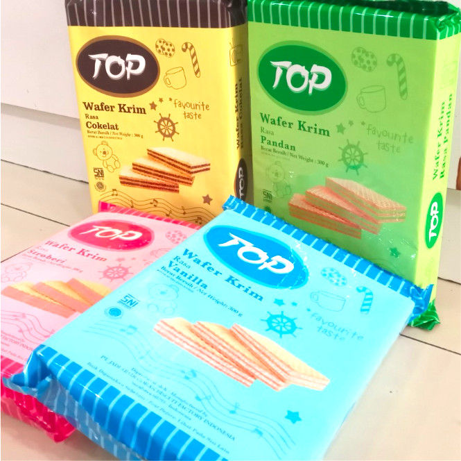 Wafer Top Wafer Krim 300 gr Wafer Khong Guan - TOP PANDAN | Lazada ...