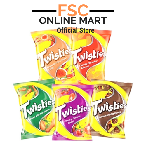 [FSC] Twisties Corn Snack 60gmx1pkt (BBQ/Cheese/Chicken/Tomato/Thai ...