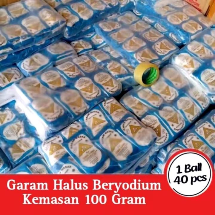 1 Ball isi 40 Pcs Garam Dapur / Masak atau Halus Capmutara laut ...