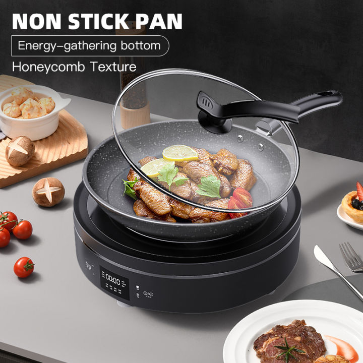 24/26/28/30/32Cm Non Stick Pan Original Light Weight Cooking Pot Non ...