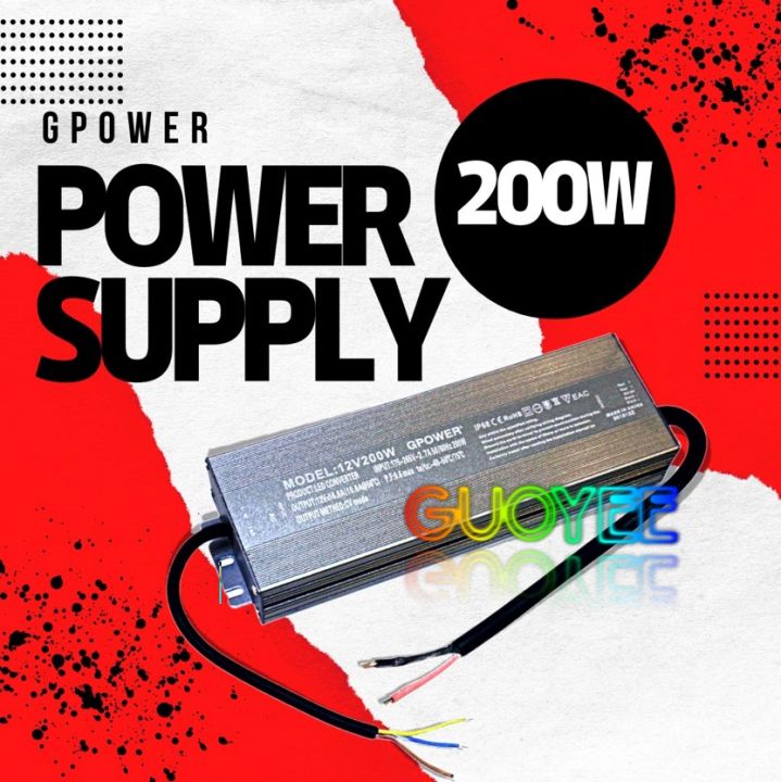 IP67 Power Supply 200w waterproof / Transformer /Driver for led strip light , advertising, LED ...