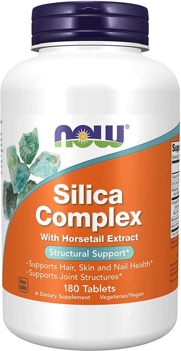 NOW Supplements, Silica Complex with Horsetail Extract, Supports Hair ...